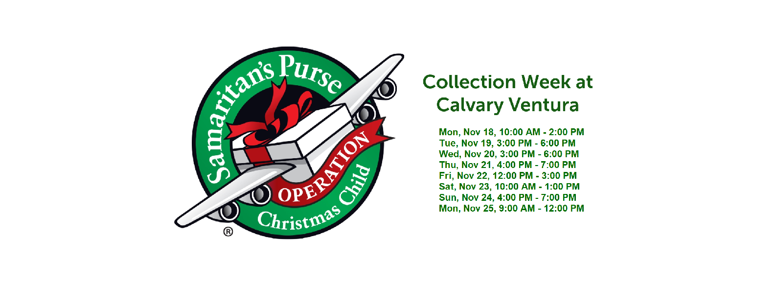 Collection-Week 2024 rotate | Calvary Ventura